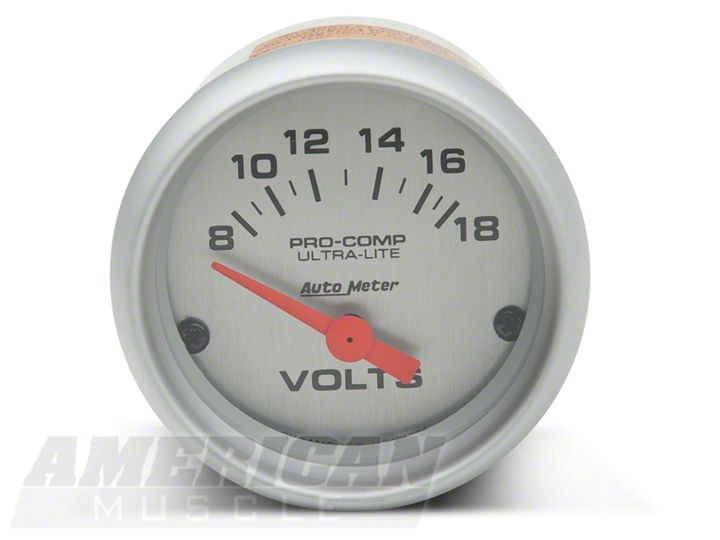 How to Install an Auto Meter Pro-Comp Ultra-Lite Voltmeter Gauge - Electric on Your 1979-2012 ...