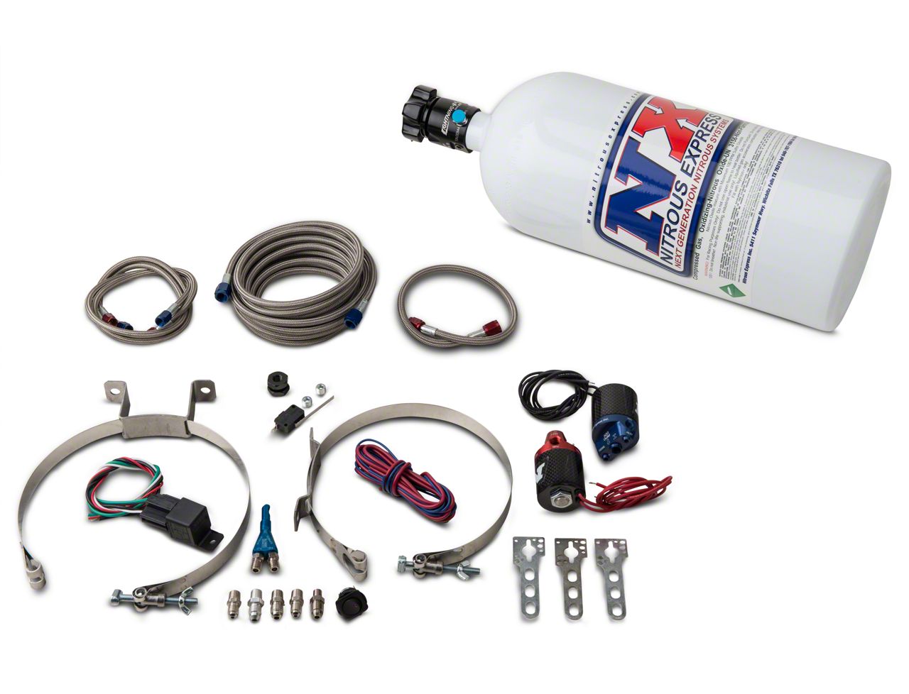 Nitrous Express Mustang Nitrous Kit; Nozzle System 20922-10 (86-04 ...