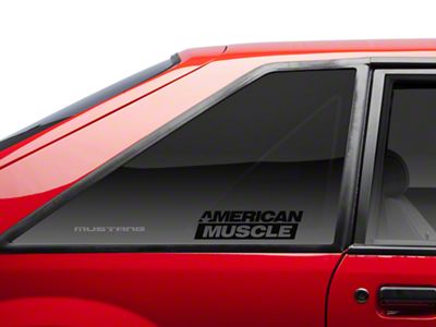Mustang Quarter Window Covers & Decals | AmericanMuscle
