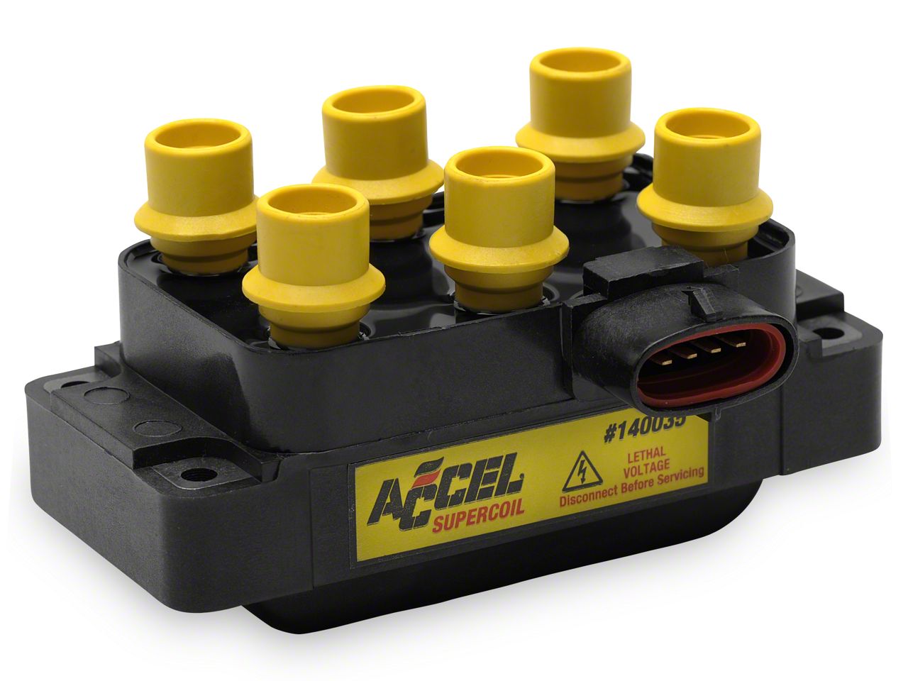 Accel Mustang Super EDIS Coil Packs; Horizontal 140035 (05-10 Mustang ...