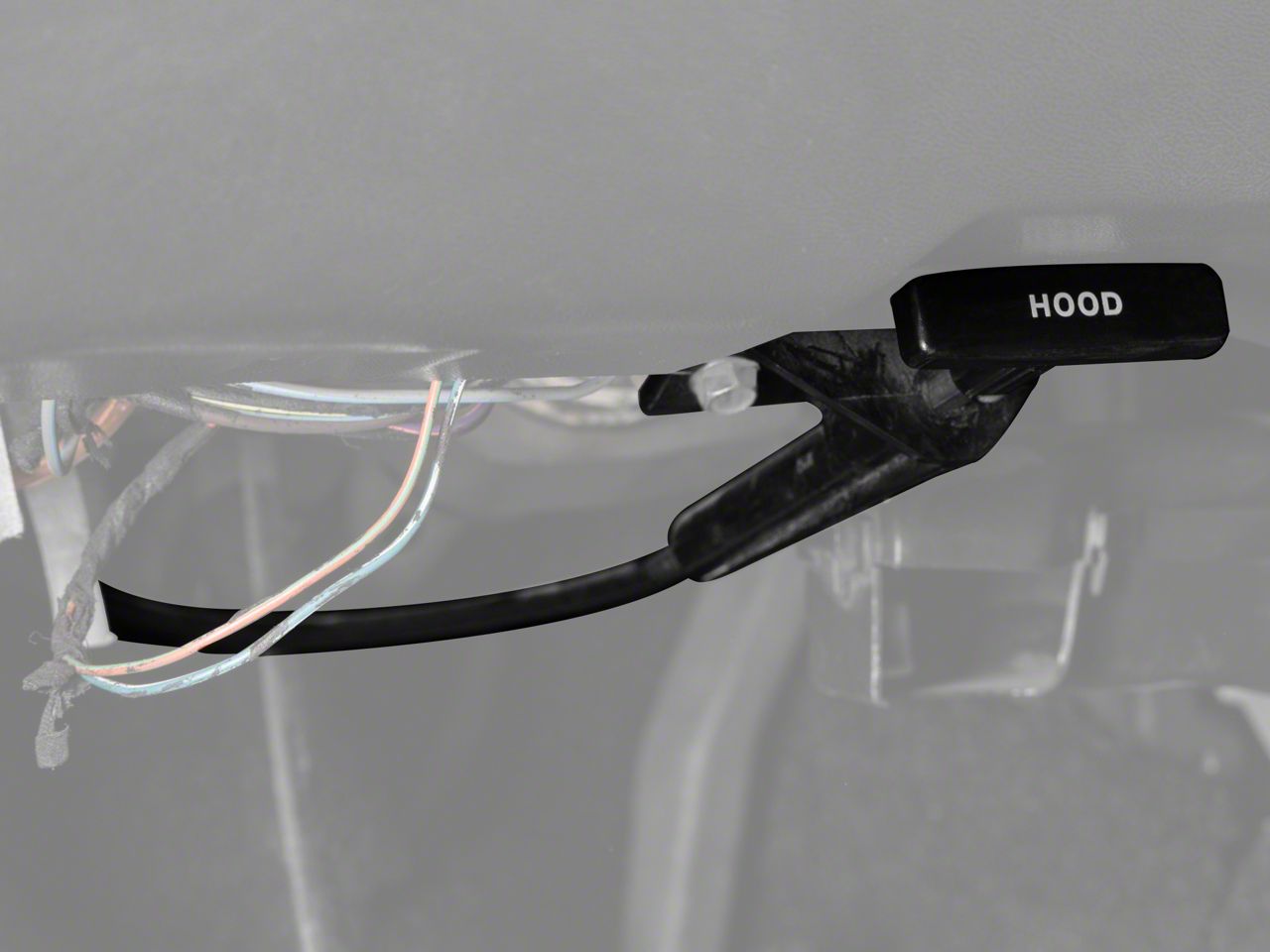 Ford Mustang Hood Release Cable Assembly E3ZZ-16916-A (83-93 Mustang ...