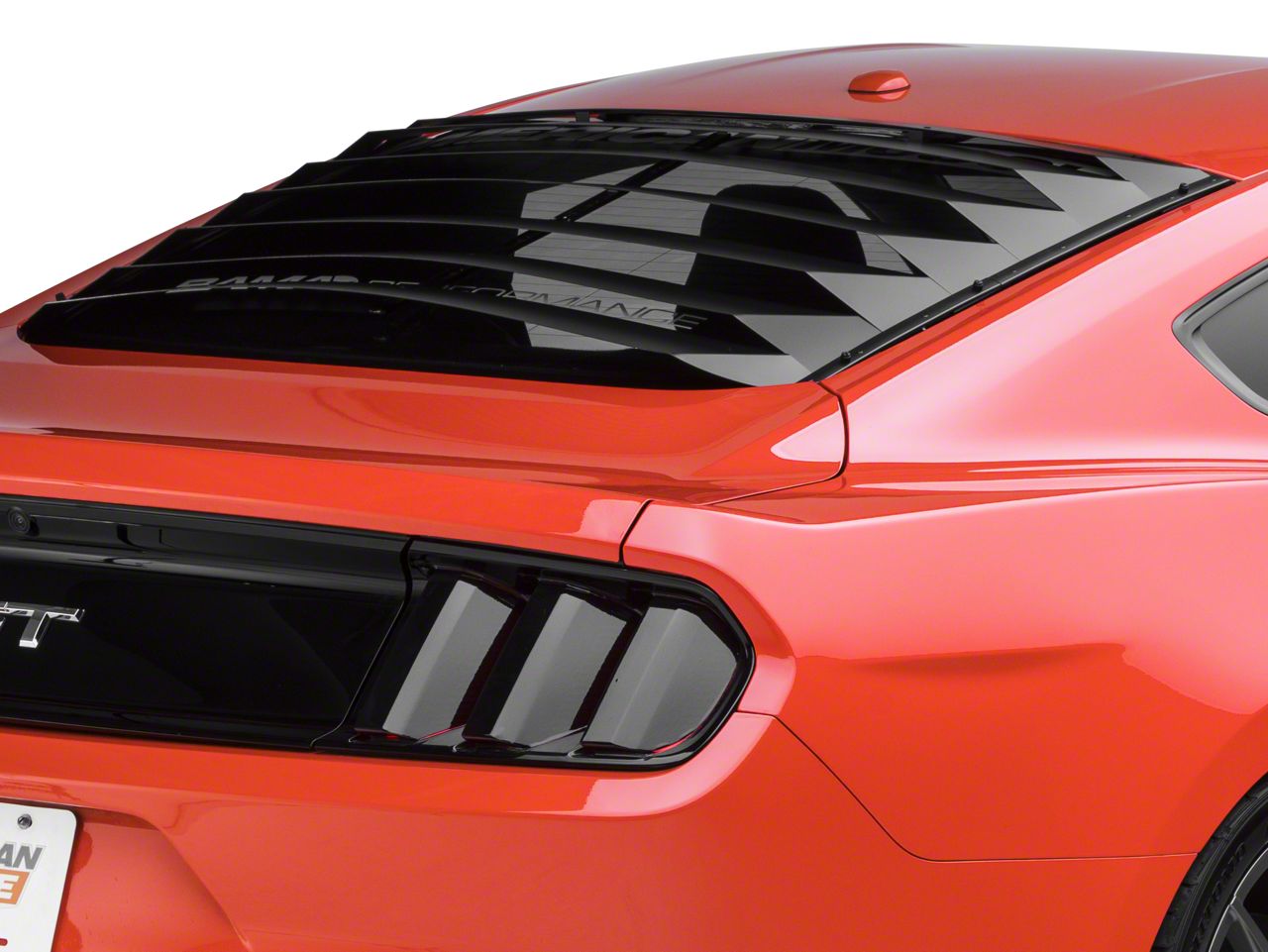 SpeedForm Mustang Aluminum Rear Window Louvers 389269 (15-23 Mustang ...
