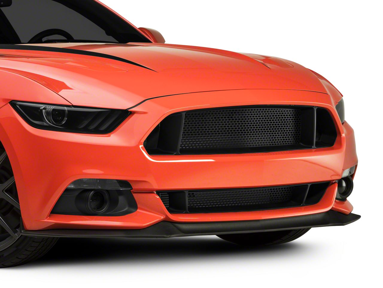 RTR Mustang Grille; Black 389943 (15-17 Mustang GT, EcoBoost, V6 ...