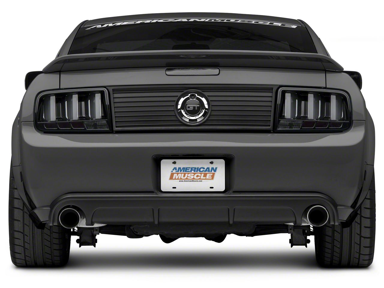 Raxiom Mustang Smoked Vector Tail Lights; White Diffusers 390490 (05-09 ...