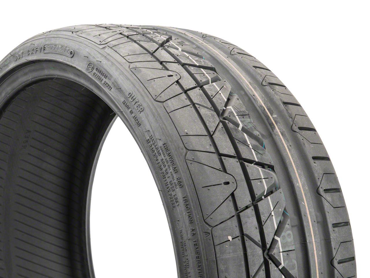 NITTO Mustang INVO Ultra-High Performance Tire 203290 (255/45R18 ...