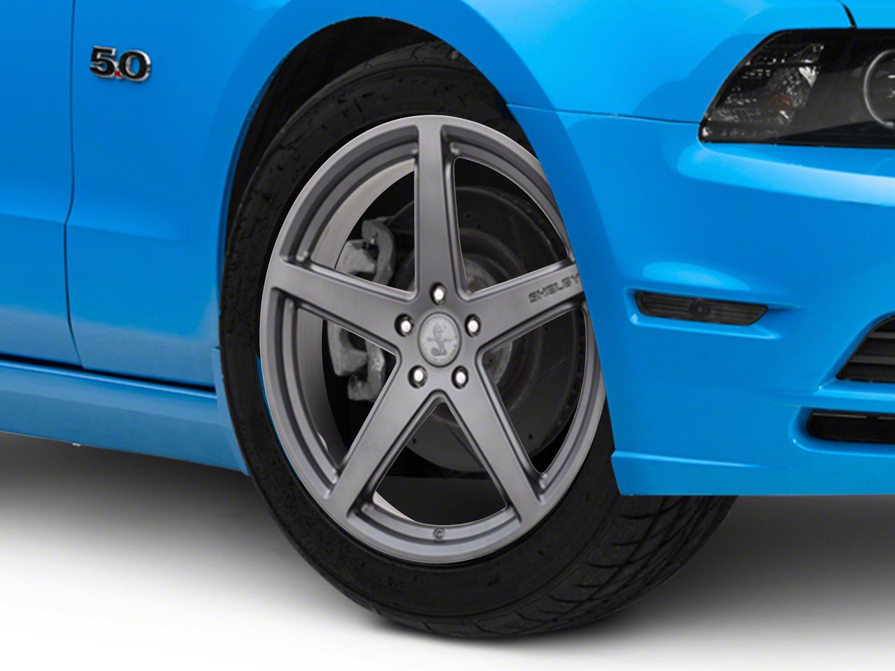 Mustang Shelby Style SB201 Charcoal Wheel; 20x9.5 (10-14 Mustang ...