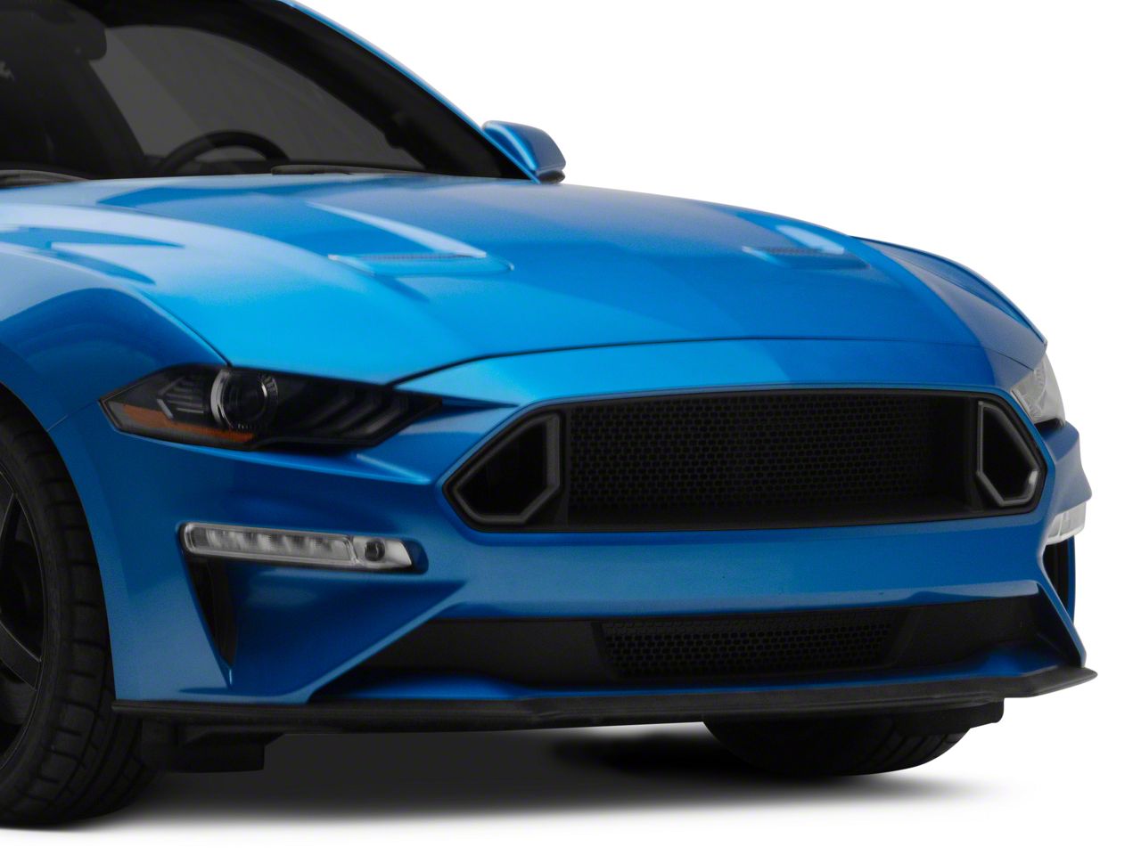 RTR Mustang Grille with LED Accent Vent Lights 403287 (18-23 Mustang GT ...