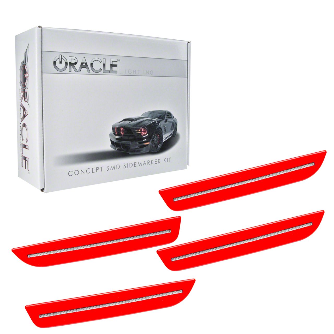 Oracle Mustang Concept LED Side Marker Kit; Clear; Pre-Painted 403301 ...