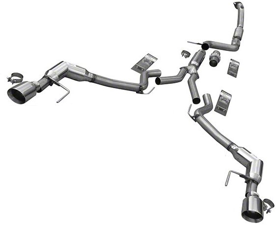 Solo Performance Mustang Turbo Back Exhaust System 993178 (15-23 ...