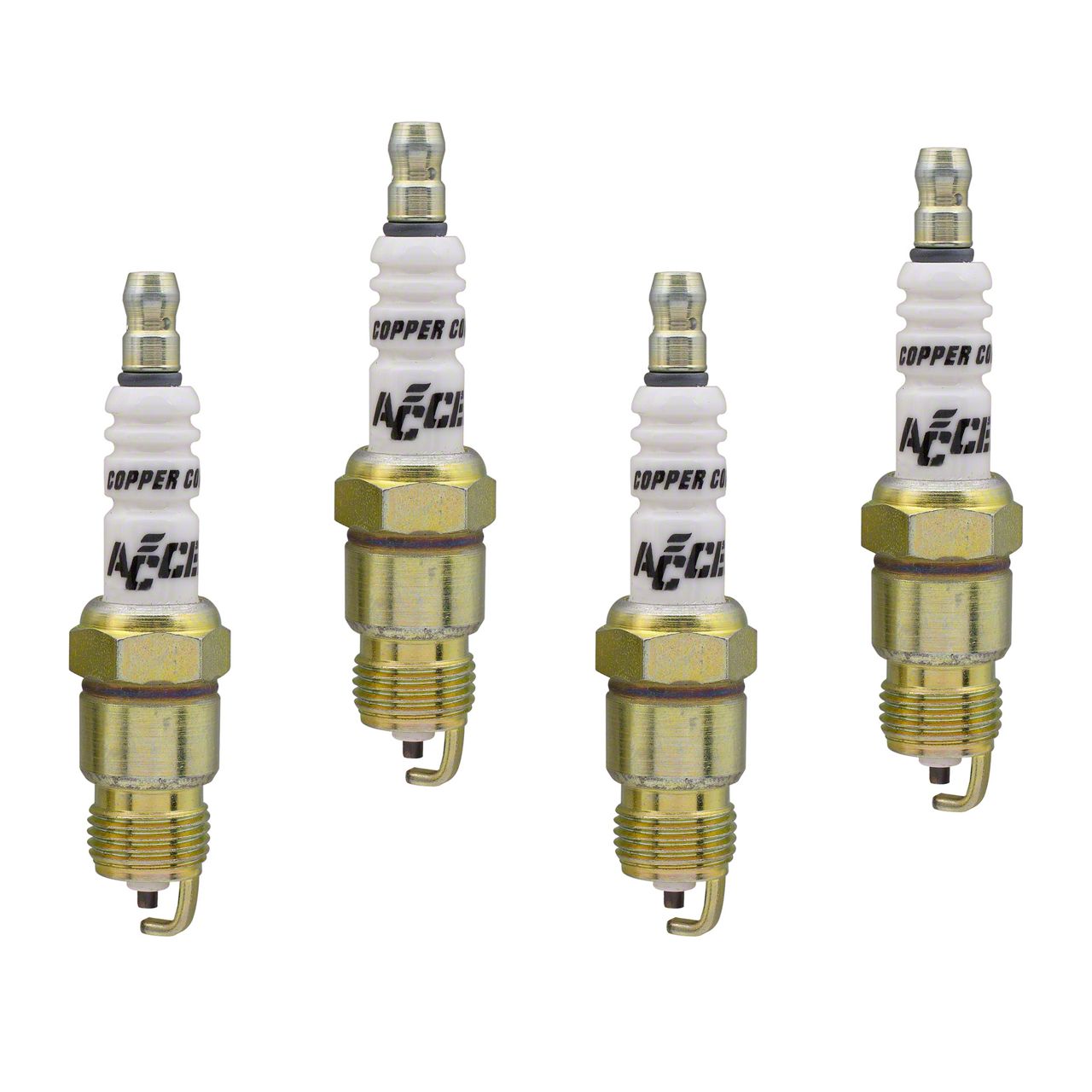 Accel Mustang HP Spark Plugs; Copper; 4-Pack 0526-4 (97-03 Mustang GT ...