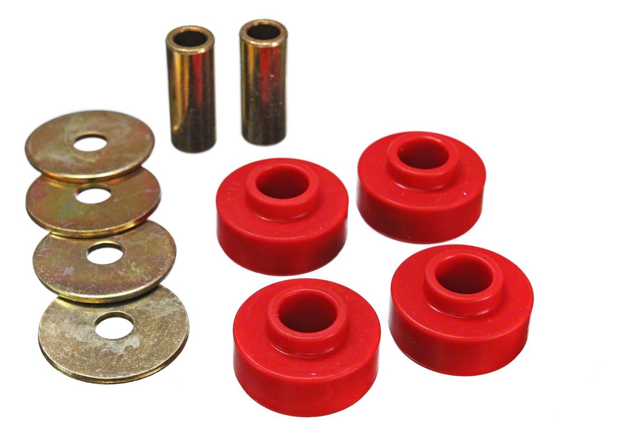 Mustang Differential Bushings; Red (99-04 Mustang Cobra) - Free Shipping
