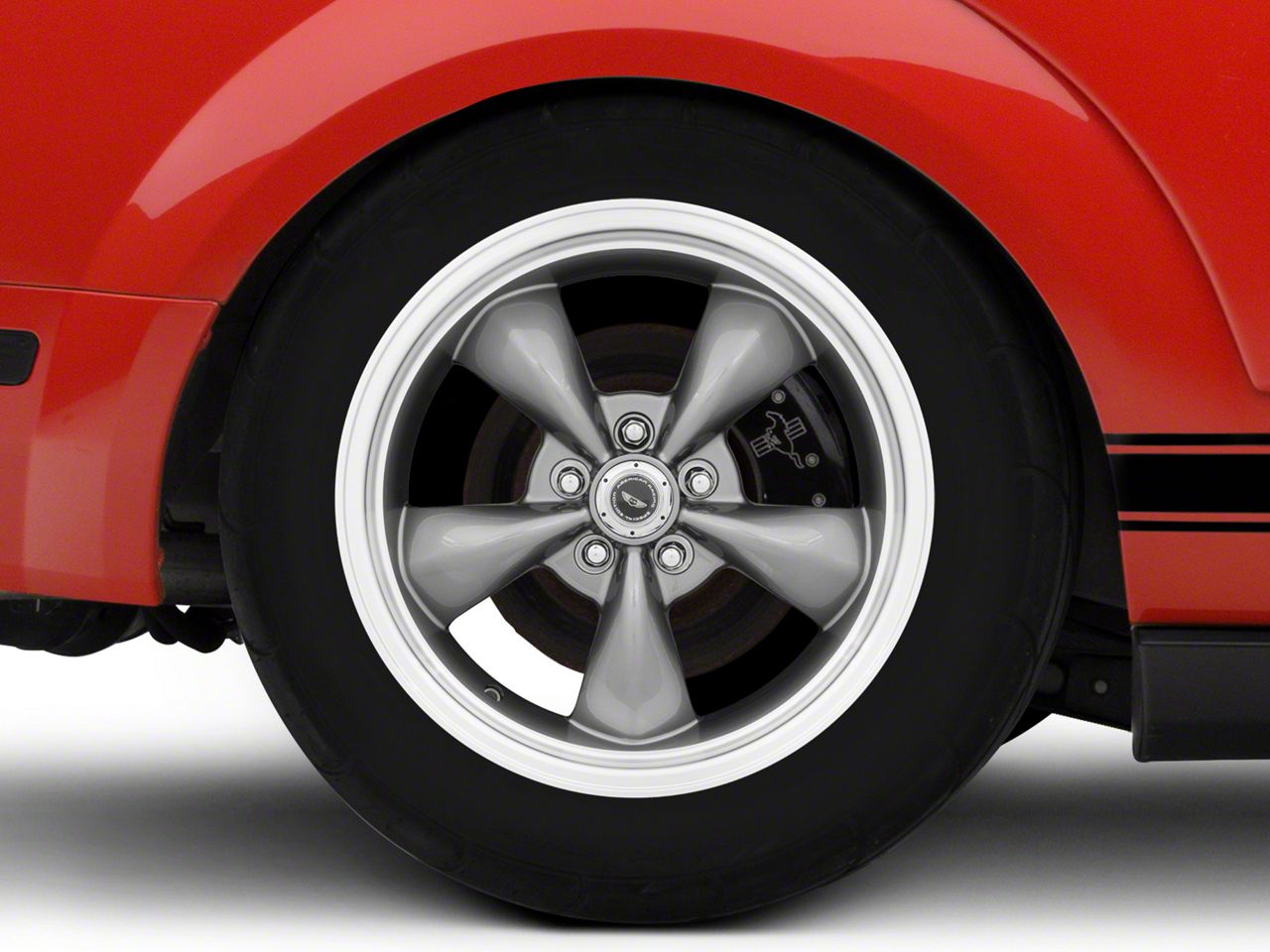 American Racing Mustang TORQ THRUST M Anthracite Gray Wheel; 18x9 ...