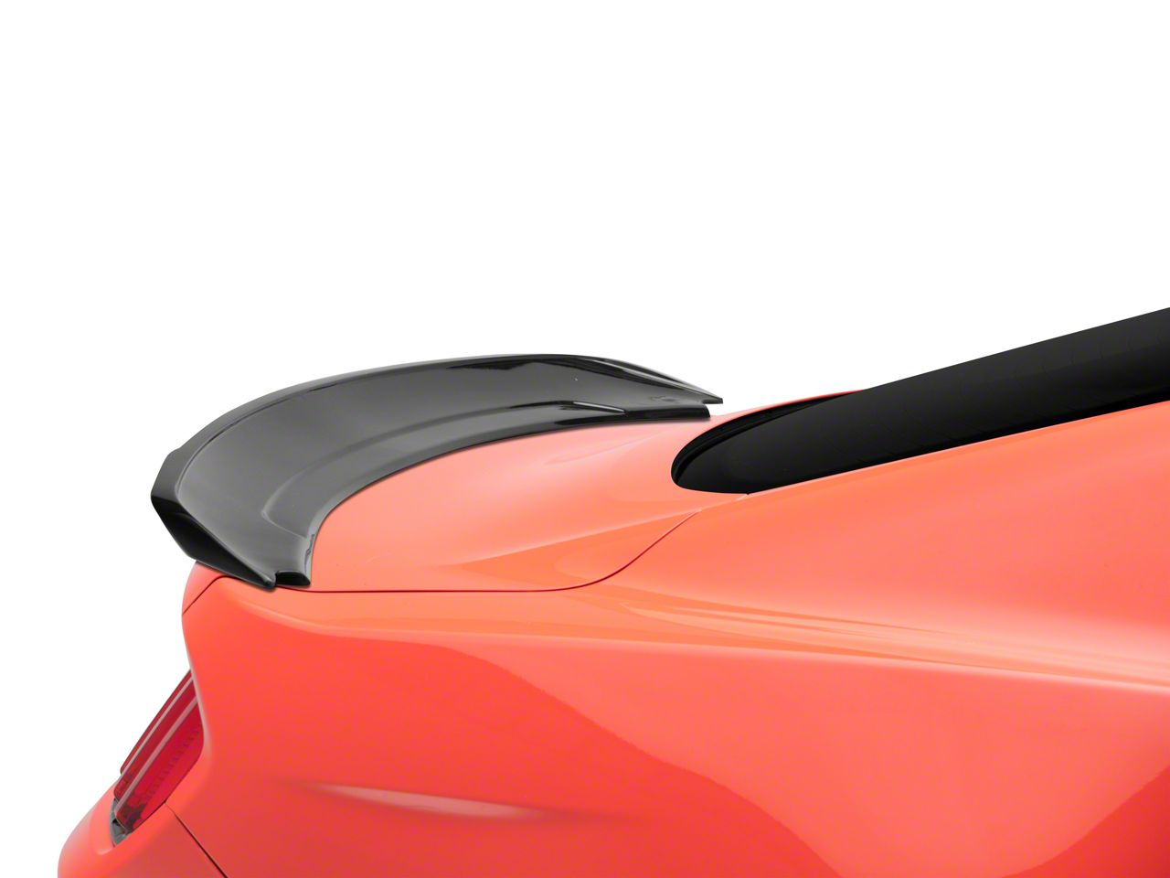 Mustang GT350 Track Pack Style Rear Spoiler; Gloss Black (15-23 Mustang ...