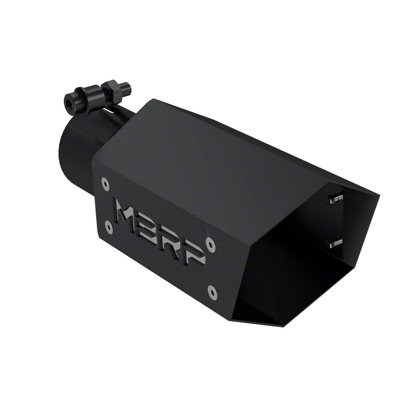 MBRP Mustang 4-Inch Hexagon Exhaust Tip; Black T5173BLK (Fits 2.50-Inch ...