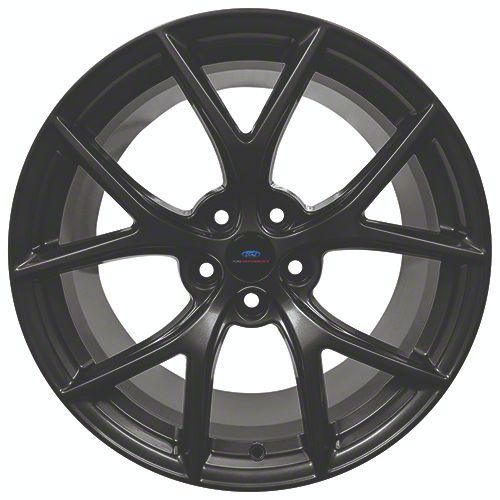 Ford Performance Mustang Performance Pack 2 Matte Black Wheel; Front ...