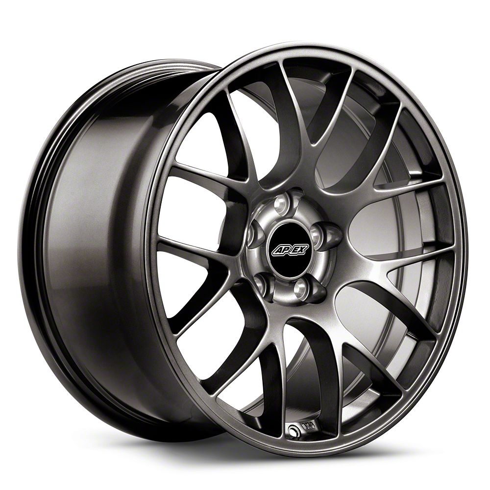 APEX Mustang EC-7 Anthracite Wheel; 18x9.5 EC71895ET35-5114-705-AN (10 ...