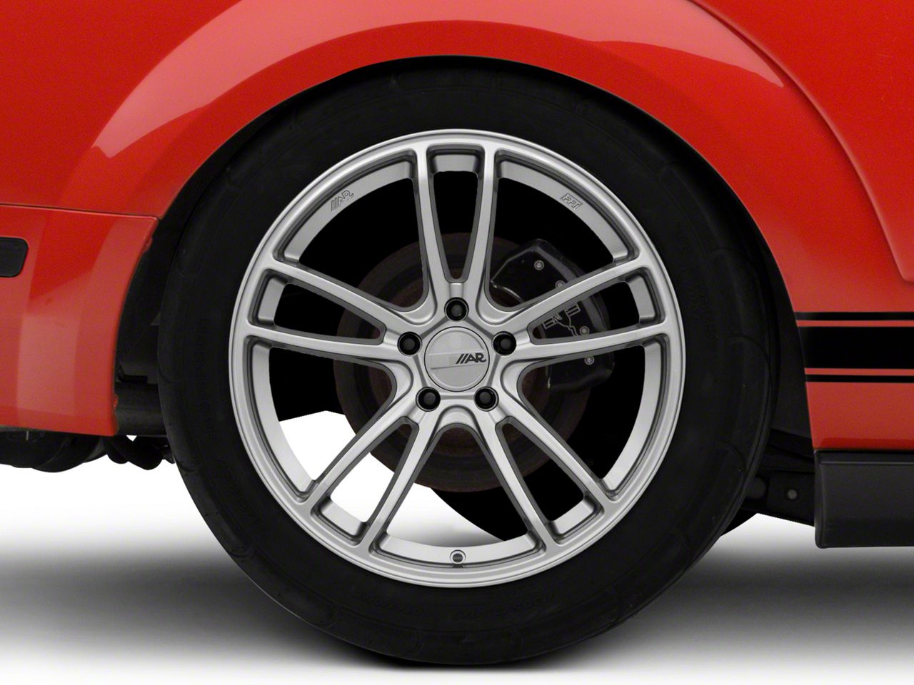American Racing Mustang Mach Five Graphite Wheel; Rear Only; 19x11.5 ...