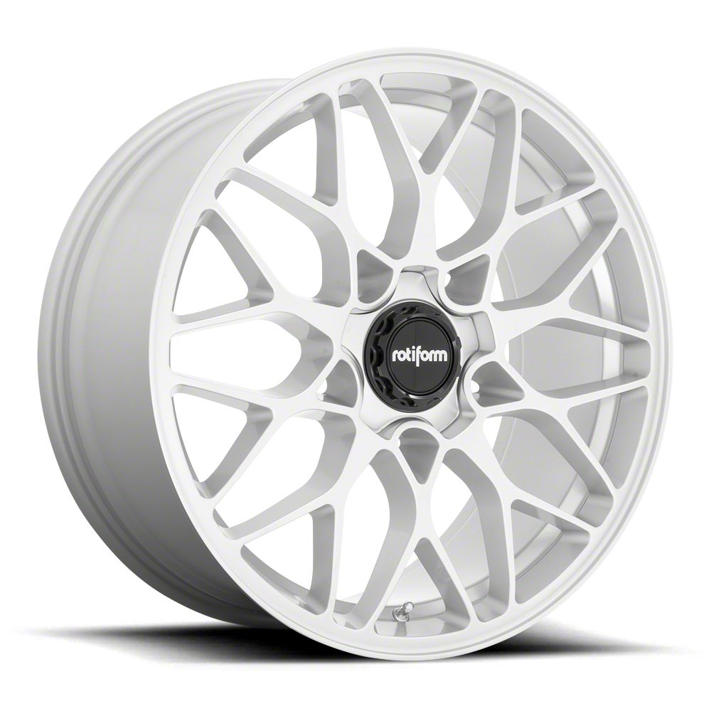 Rotiform Mustang R189 Gloss Silver Wheel; Rear Only; 20x10.5 R189200565 ...