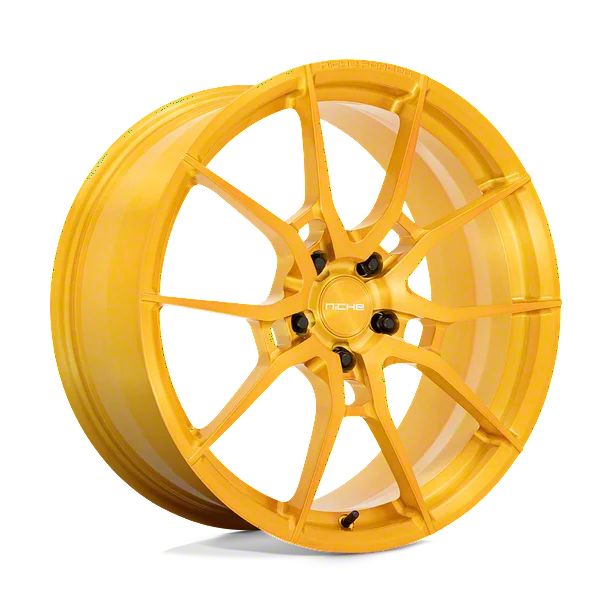 Niche Mustang Kanan Brushed Candy Gold Wheel; 20x8.5 T112208567+35 (05 ...