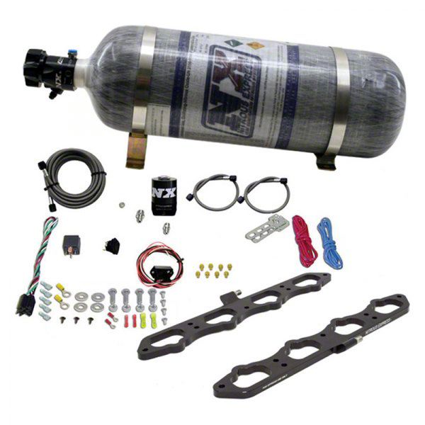 Nitrous Express Mustang Direct Port Nitrous Plate Dry System; 12 lb ...