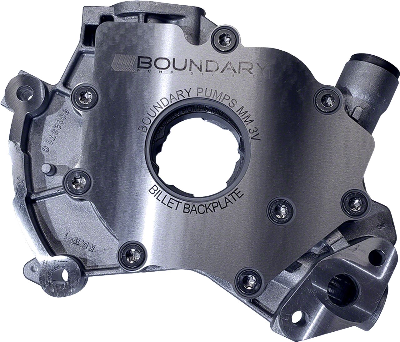 Boundary Racing Pumps Mustang Billet Oil Pump with Steel Back Plate MM ...