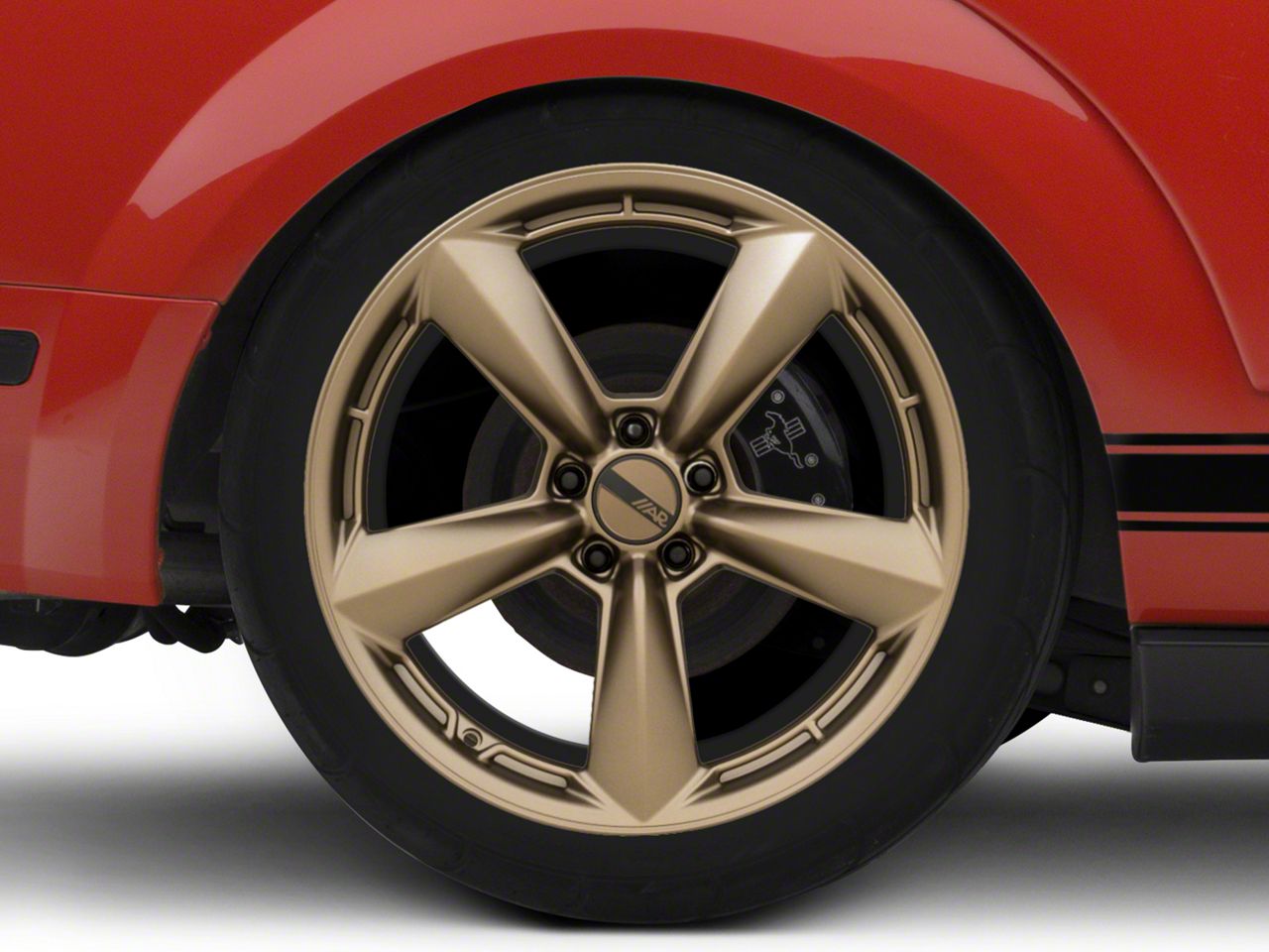 American Racing Mustang TTF Matte Bronze Wheel; Rear Only; 20x11 ...