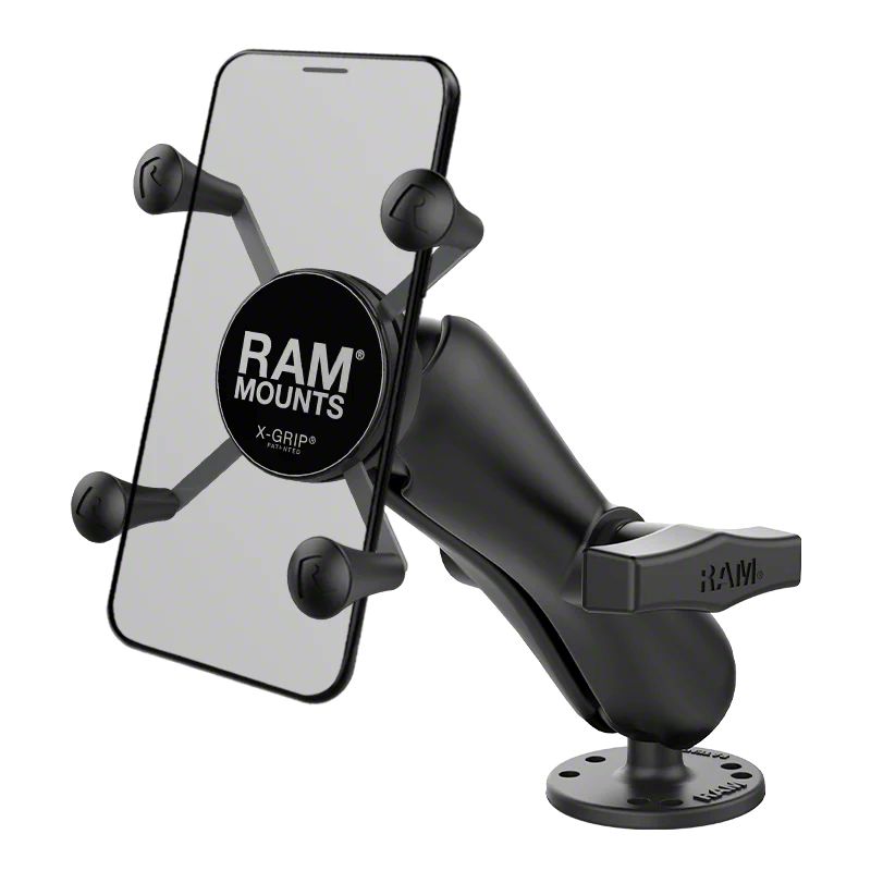 RAM Mounts Camaro X-Grip Phone Holder with Flat Surface Mount RAM-138 ...