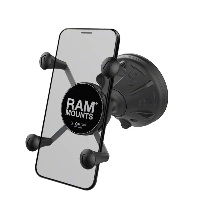 RAM Mounts Corvette X-Grip Phone Mount with Mighty-Buddy Suction Cup ...