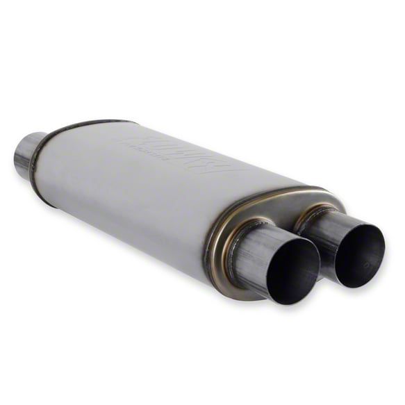 Flowmaster Corvette FlowFX Dual/Dual Oval Muffler; 3-Inch Inlet/3-Inch ...