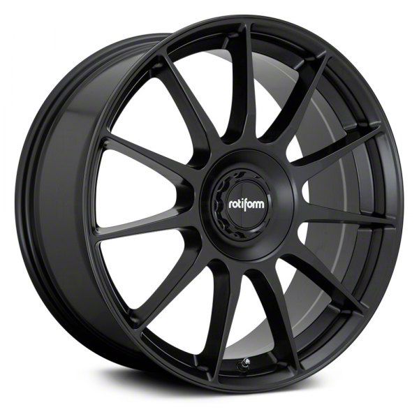 Rotiform Mustang R168 Satin Black Wheel; 18x8.5 R168188502+35 (15-23 ...