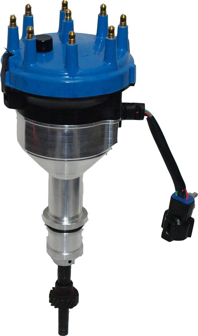 Performance Distributors Mustang Hot Forged Distributor; Blue DUI ...