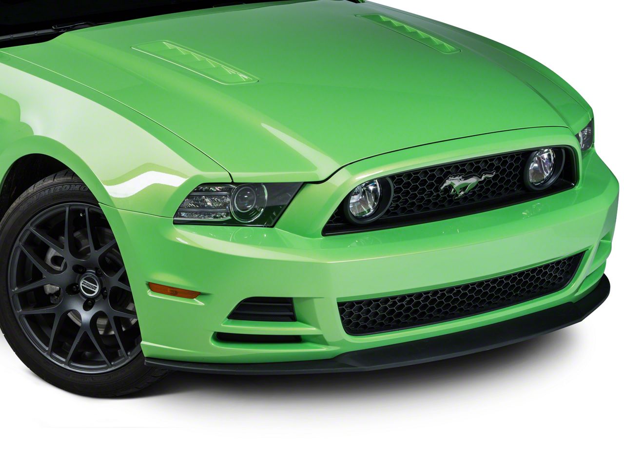 Roush Mustang Front Chin Splitter 421391 (13-14 Mustang GT, V6) - Free ...