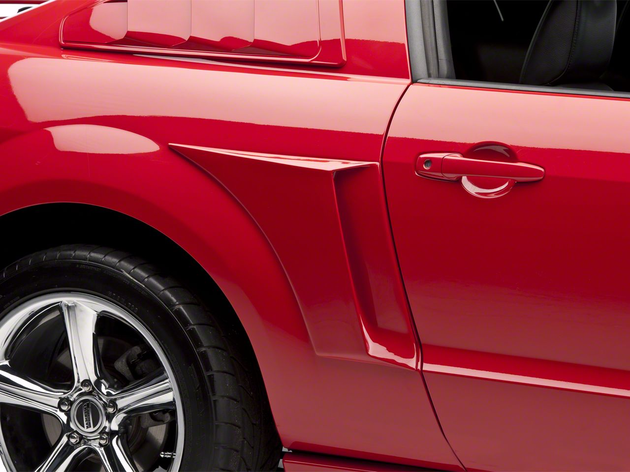 SpeedForm Mustang Side Scoops; Unpainted 71302-00 (05-09 Mustang ...