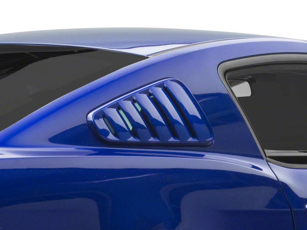 SpeedForm Mustang Classic Quarter Window Louvers; Pre-Painted 71316 (10 ...