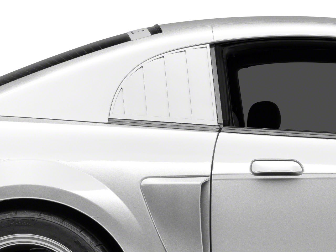 1999-2004 Mustang Louvers - Quarter Window | AmericanMuscle
