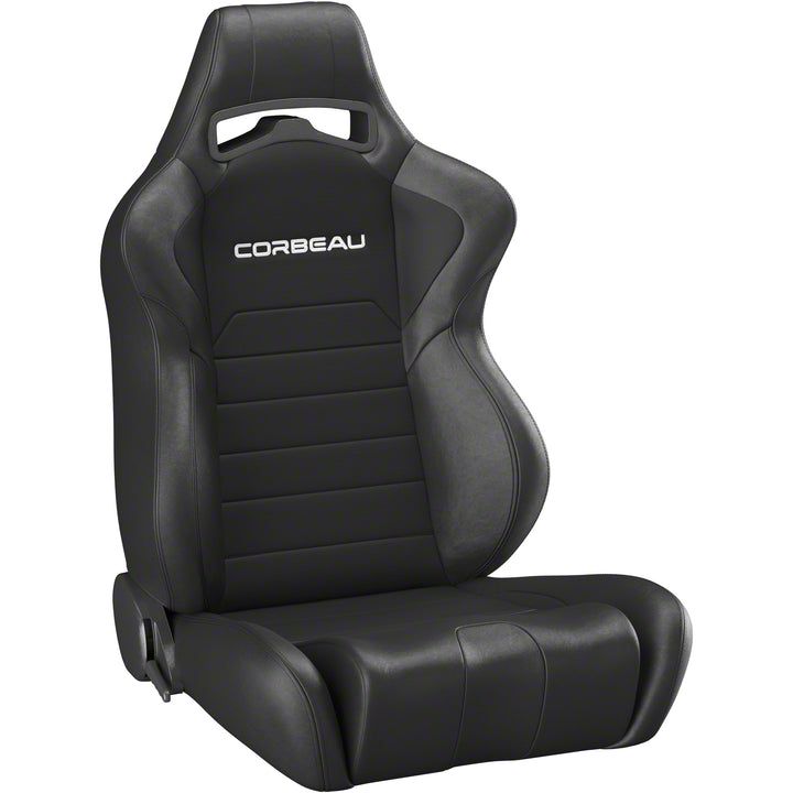 Corbeau Mustang LG1 Wide Racing Seats; Black Cloth; Pair 25501WPR ...