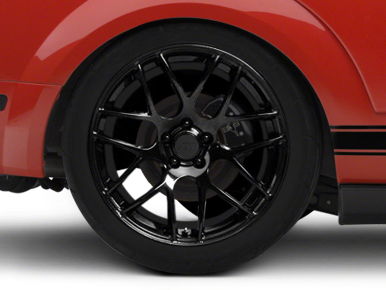 Mustang AMR Gloss Black Wheel; Rear Only; 20x10 (05-09 Mustang) - Free ...