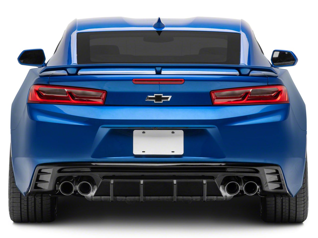 Auto Addict USA Camaro RF-1 Quad Tip Rear Diffuser; Gloss Black AA_RD ...