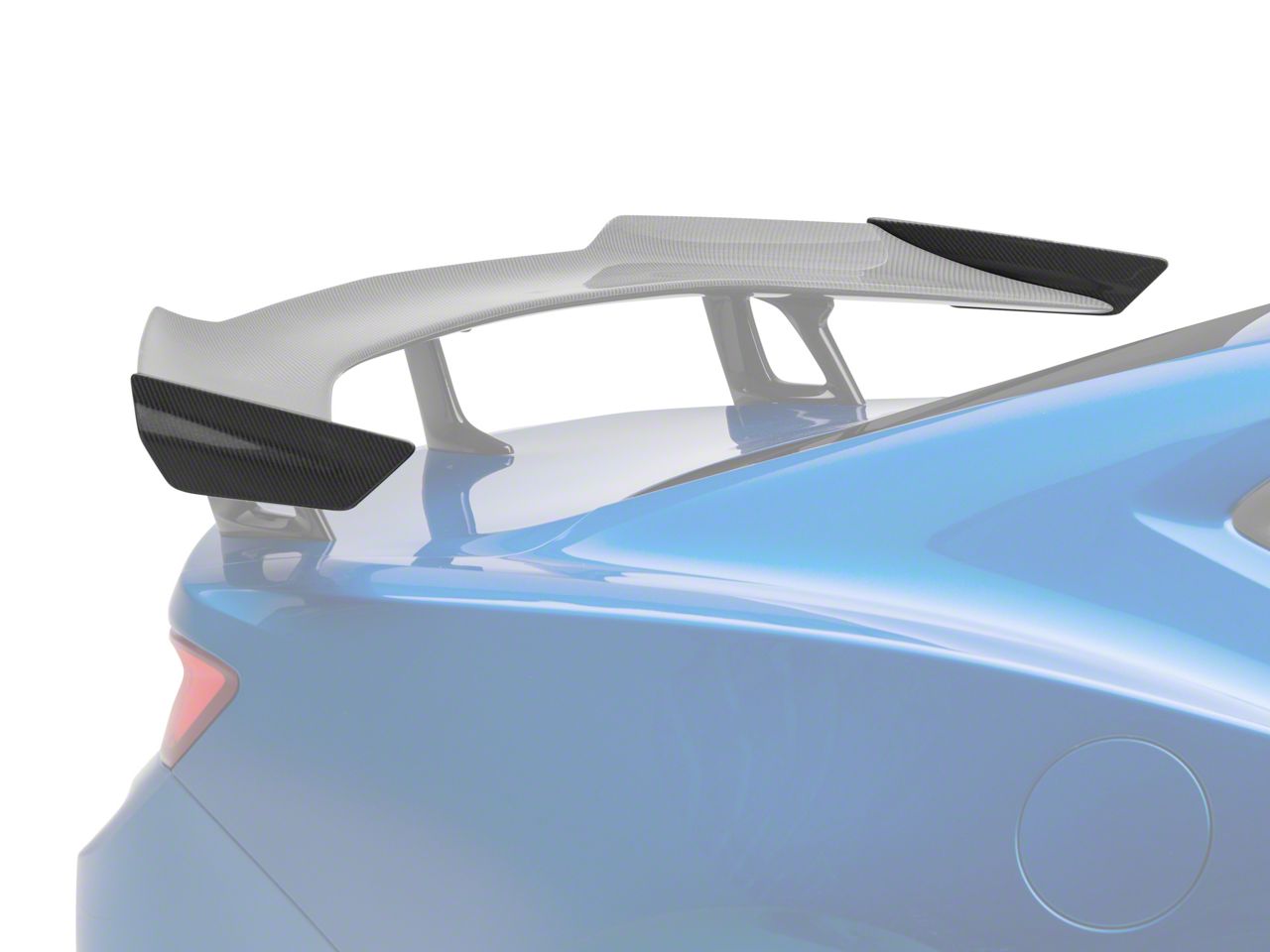 Camaro Rear Spoiler Side Winglets; Carbon Fiber (16-23 Camaro) - Free ...
