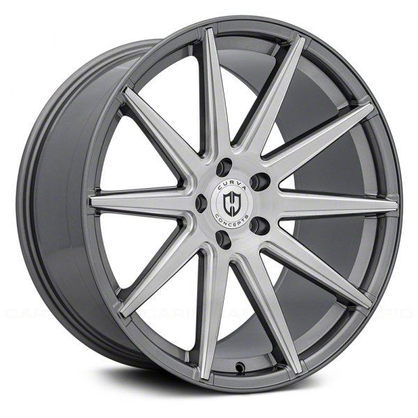 Curva Concepts Camaro C49 Gunmetal Brushed Wheel; 20x9 C49 ...