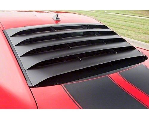 MRT Camaro Aluminum Rear Window Louvers; Satin Black 12A144 (10-15 ...