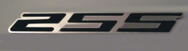 Camaro 2SS Emblem; Black Stainless Steel/Onyx Etched (10-23 Camaro ...
