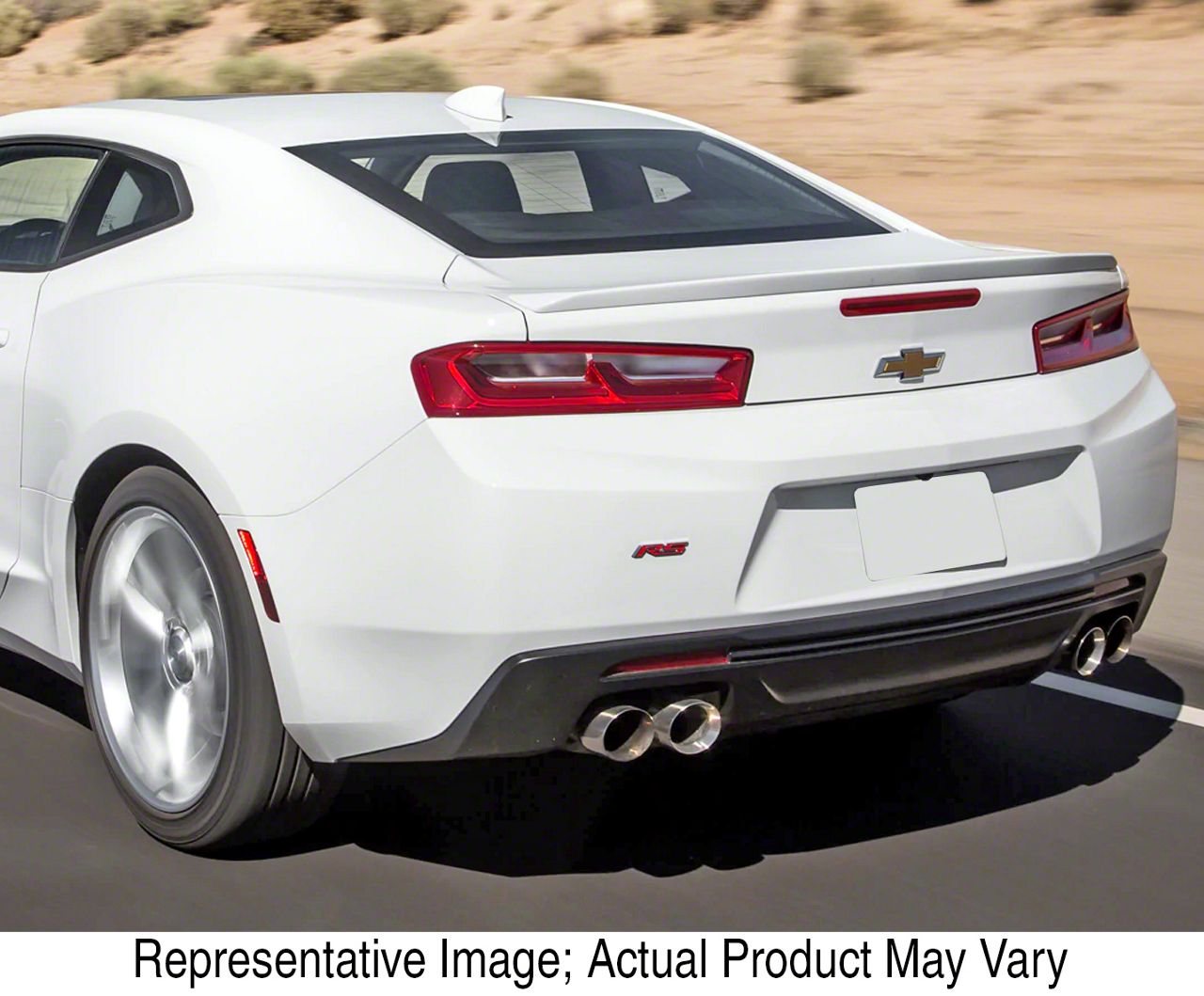 Camaro RS Style Flush Mount Rear Deck Spoiler; Carbon Flash (16-23 ...