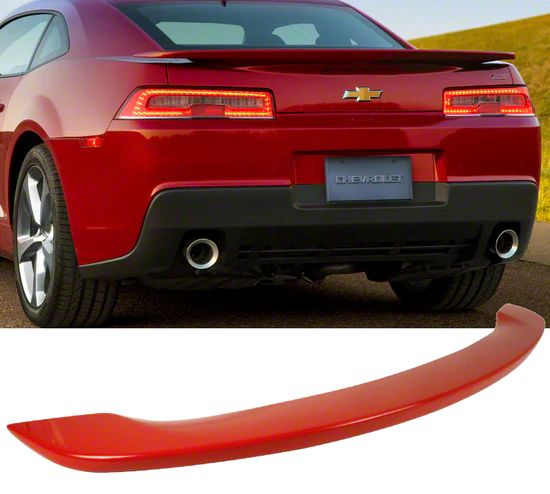 Camaro Ducktail Rear Spoiler; Unpainted (14-15 Camaro) - Free Shipping