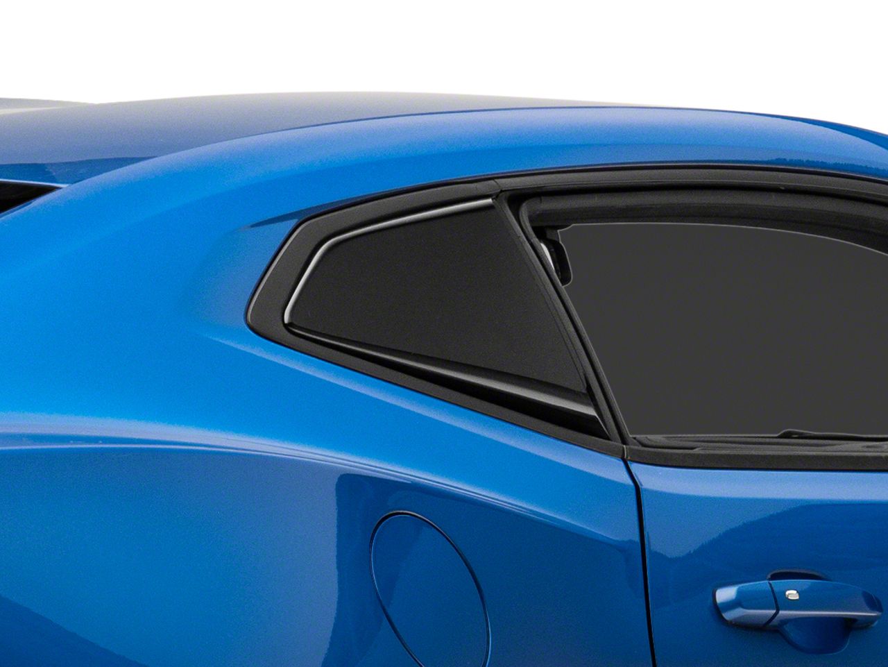 MP Concepts Camaro Quarter Window Scoops; Gloss Black CC2000 (16-23 ...