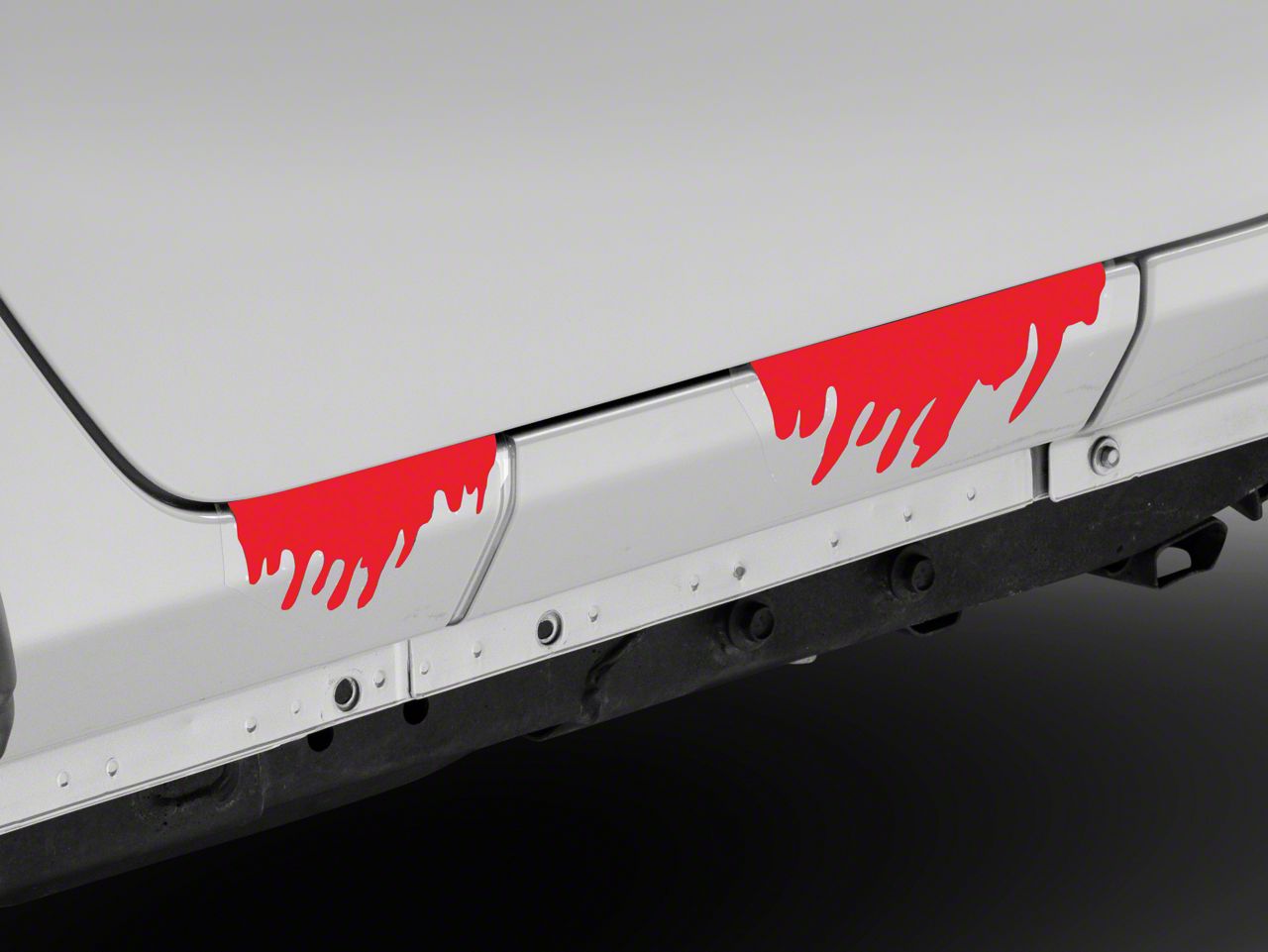 SEC10 Camaro Frightening Leaks Decal; Red CC2487 (Universal; Some ...