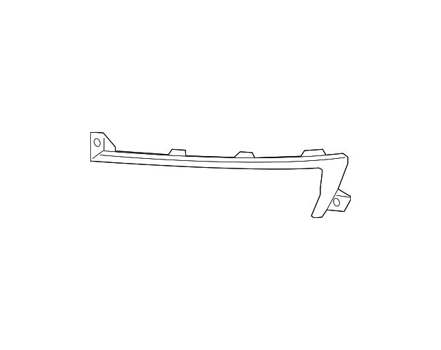 GM Camaro Grille Molding; Right; Grille Bezel Extension 22847642 (14-15 ...
