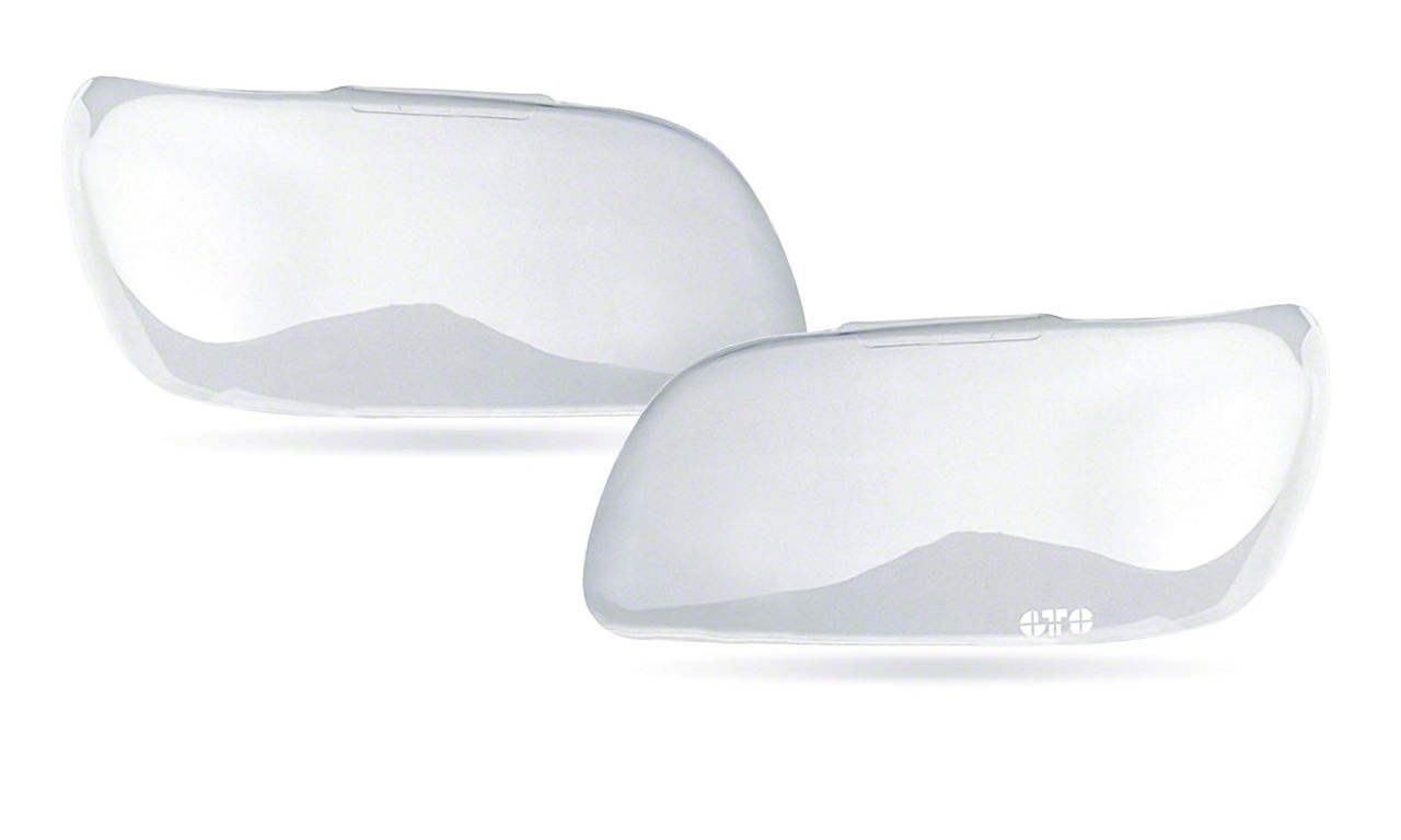 Camaro Headlight Covers; Clear (14-15 Camaro w/ Factory Halogen ...