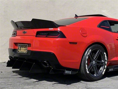Camaro High Wing Blade Rear Spoiler; Carbon Fiber (14-15 Camaro) - Free ...