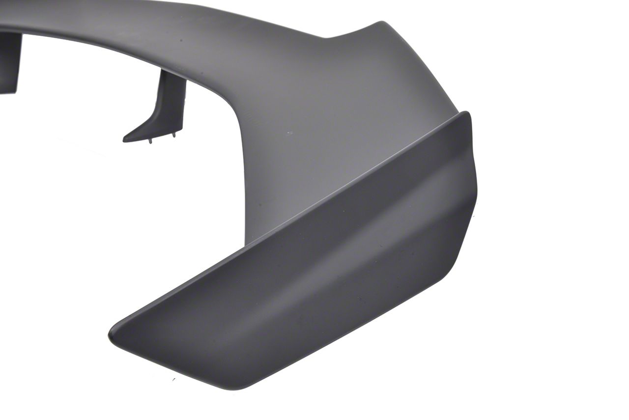 Camaro ZL1 1LE Style Rear Wing Side Winglets; Primer Black (16-23 ...